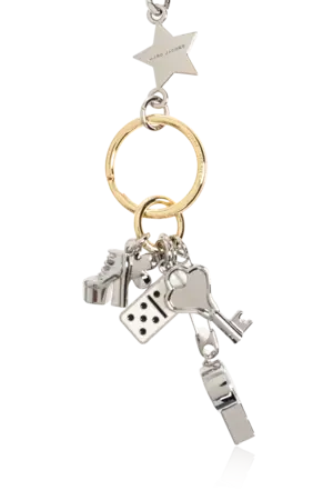 Marc Jacobs Embellished Bag Charm With Mixed Charms