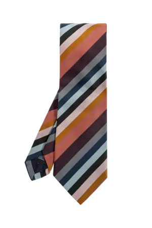 Paul Smith Multicolor Stripe Silk Neck Tie - Multicolour