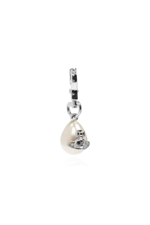 VIVIENNE WESTWOOD Claude Single Earring With Pearl - Silver