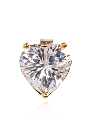 VIVIENNE WESTWOOD Millie Mismatched Orb And Heart Crystal Earrings