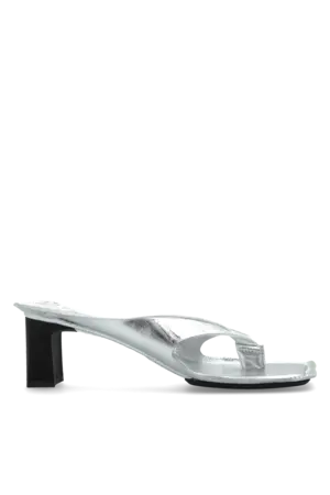 MAISON MARGIELA Metallic Heeled Mules