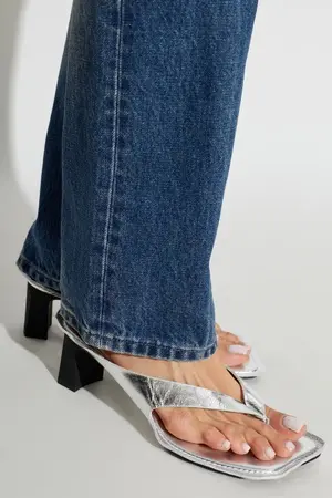 MAISON MARGIELA Metallic Heeled Mules