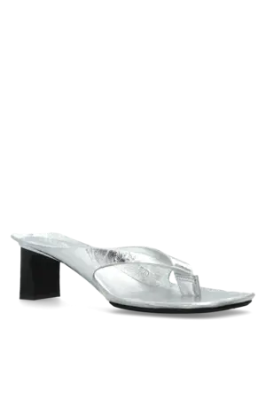 MAISON MARGIELA Metallic Heeled Mules