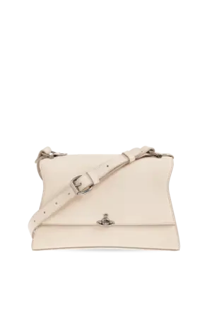 VIVIENNE WESTWOOD Bianca Small Leather Bag - Cream