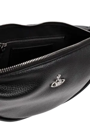 VIVIENNE WESTWOOD Leather Crescent Shoulder Bag