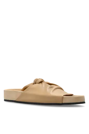 LANVIN Cocoon" Slides - Beige