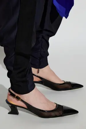 LANVIN Slingback Heeled Shoes - Black