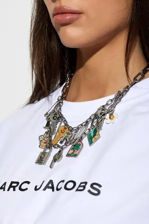 Marc Jacobs Charm Necklace With Mixed Motifs