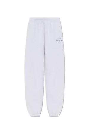 SPORTY & RICH Cotton Sweatpants - Grey