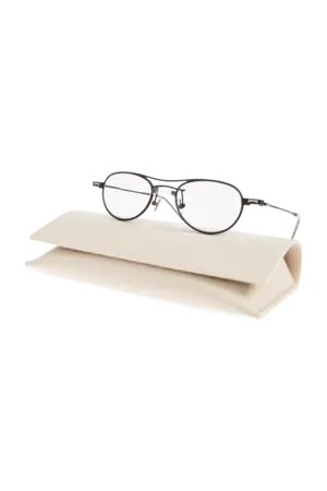 Maison Kitsuné X A. Society Oval Titanium Sunglasses