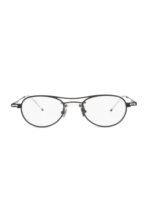 Maison Kitsuné X A. Society Oval Titanium Sunglasses