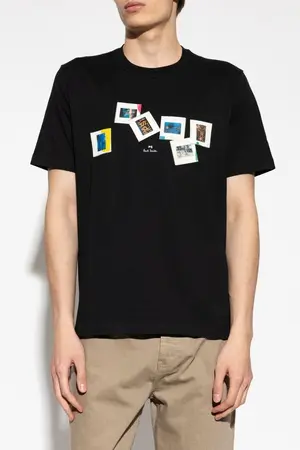 Paul Smith T-shirt With Print - Black