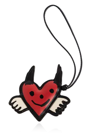 Zadig&Voltaire Leather Keychain - Black