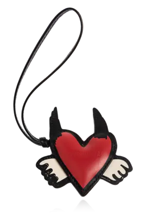 Zadig&Voltaire Leather Keychain - Black
