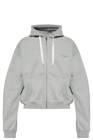 MAISON MARGIELA Cotton Zip-up Hoodie - Grey