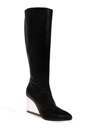 MAISON MARGIELA Tabi Plexi Claw Wedge Boots
