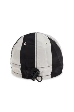 Jacquemus Striped Baseball Cap - Grey
