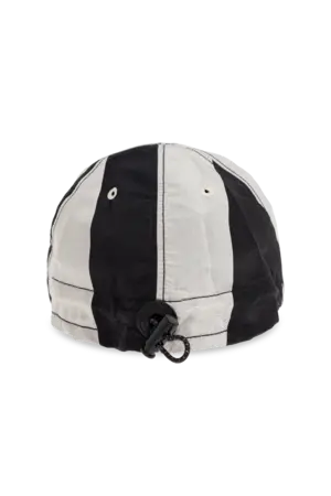 Jacquemus Striped Baseball Cap - Grey