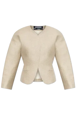 Jacquemus Ovalo" Blazer - Beige