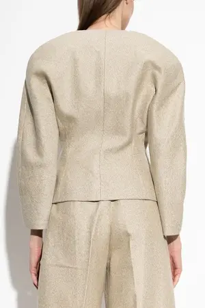Jacquemus Ovalo" Blazer - Beige