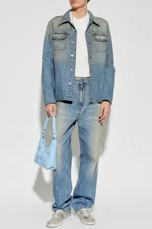 MAISON MARGIELA Vintage Effect Straight Leg Jeans