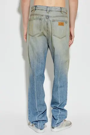 MAISON MARGIELA Vintage Effect Straight Leg Jeans