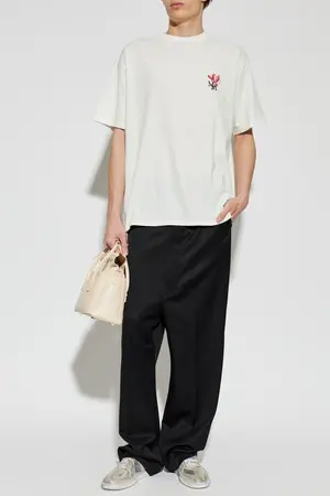 MAISON MARGIELA Wool Pleated Trousers