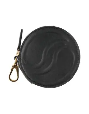 Stella McCartney Coin Purse Textile Fibers - Black