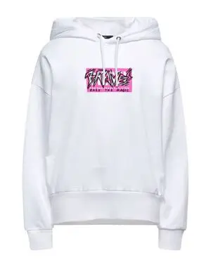 DIESEL® Embroidered Logo Cotton Blend Hoodie - White