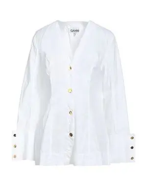 Ganni V Neck Shirts For Women