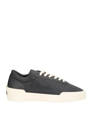 Fear Of God Leather Low-top Sneakers - Black