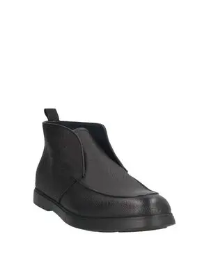 BALDININI Ankle Boots In Leather - Black