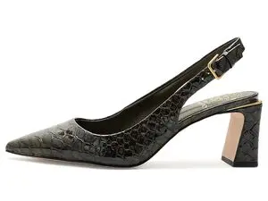 Vince Camuto Hamden Buckle Slingback Pumps - Olive