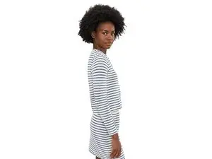 Madewell Birdie Tuck Stitch Stripe Top