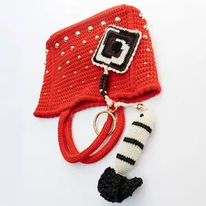 Sandro Hand Crochet Keyring
