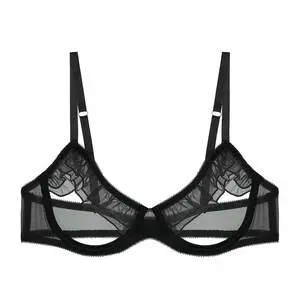 JOURNELLE Odette Open Cup Bra - Black