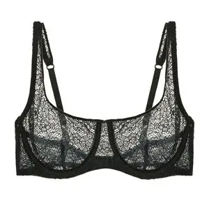 JOURNELLE Alix Demi Scoop Bra Noir - Black