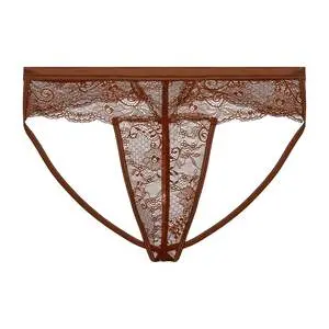 JOURNELLE Sapna Jock Strap Thong Cannelle - Brown