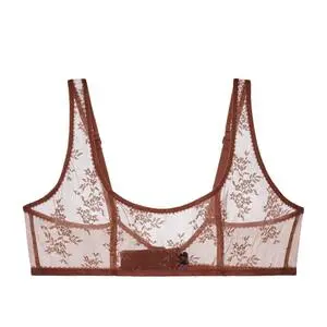 JOURNELLE Romy Scoop Bralette Pecan - Brown