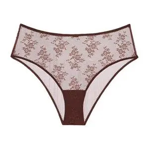 JOURNELLE Romy High Waist Brief Marron - Brown