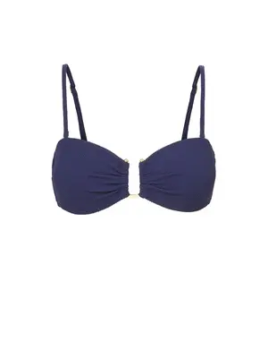 CHANGE OF SCENERY Gina Top In Navy Texture - Blue