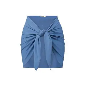 CHANGE OF SCENERY Liv Sarong Metallic Pique - Blue