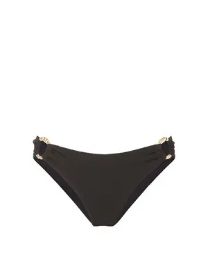 CHANGE OF SCENERY Camilla Ring Bottom In Texture - Black