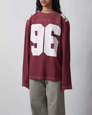 Acne Studios 96" Logo Long Sleeve T-shirt