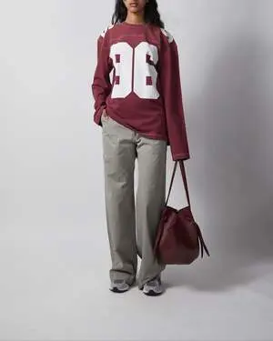 Acne Studios 96" Logo Long Sleeve T-shirt