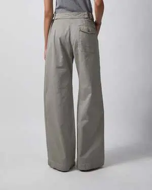 Acne Studios Belted Cotton Twill Trousers