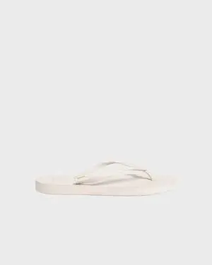 VELOUR Tapered Flip-flops - White