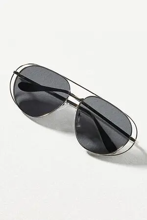 I-SEA Metal Aviator Sunglasses - Silver