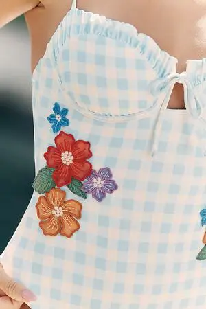 MAAJI X Naya Underwire One-piece Swimsuit With Floral Embellishments
