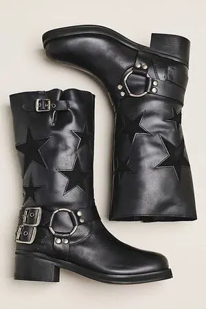 DINGO Blacklist Moto Boots - Black